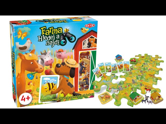 Stolní hra Hledej a najdi - Farma | Hry-zdarma.net